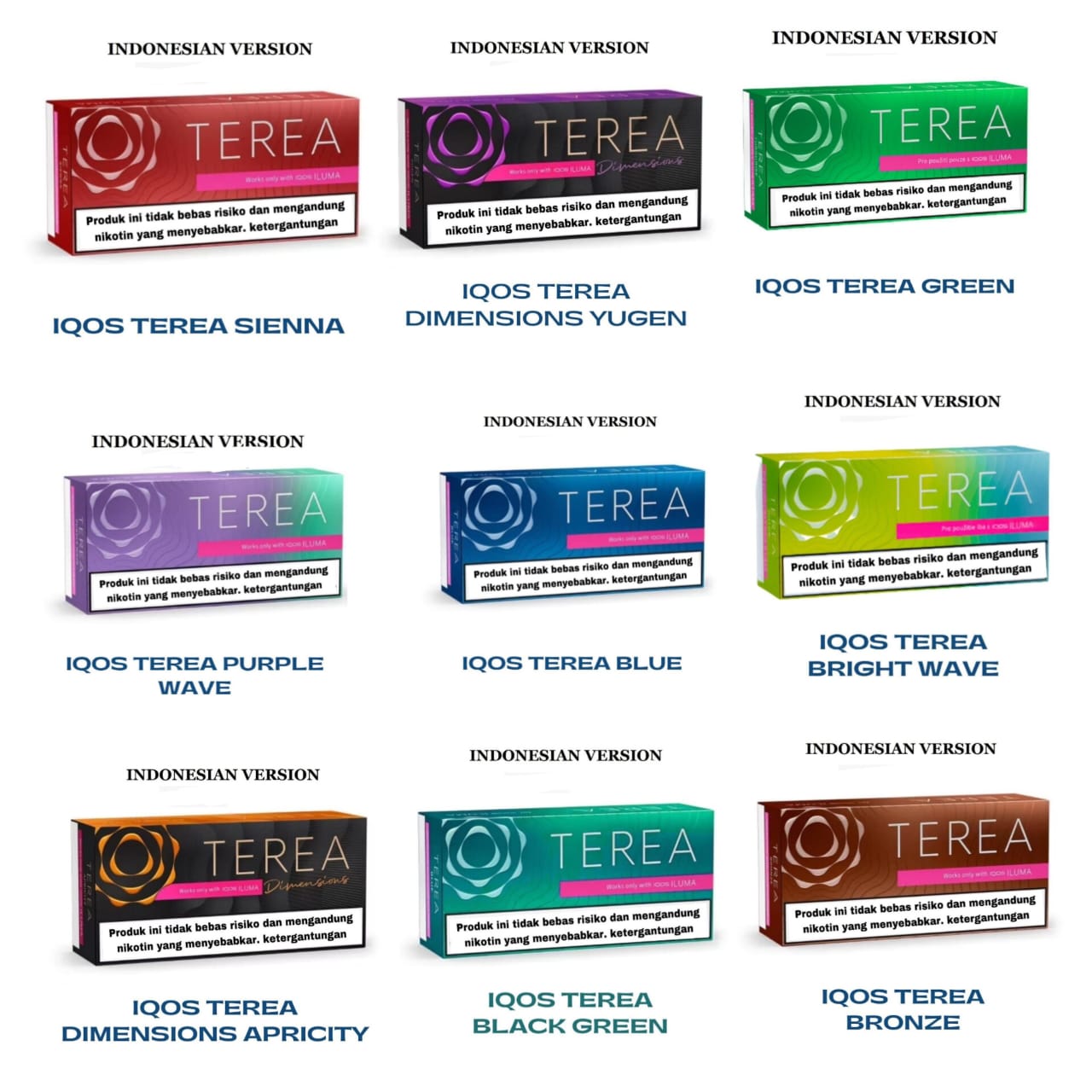 IQOS TEREA Indonesia Flavors in Dubai UAE